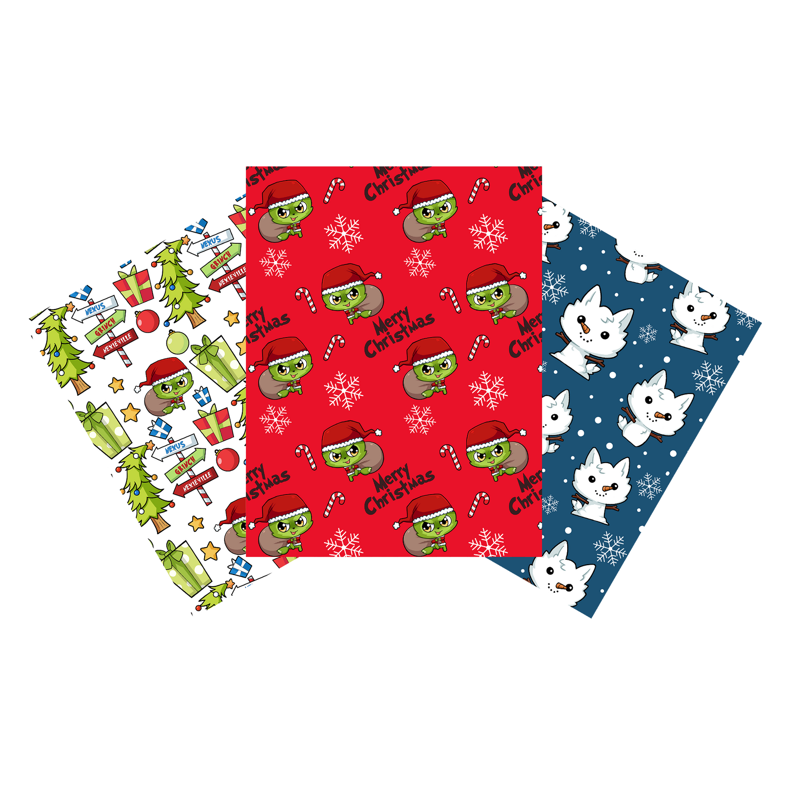 Christmas Wrapping Paper - 3 Pack – Nexus Nutrition