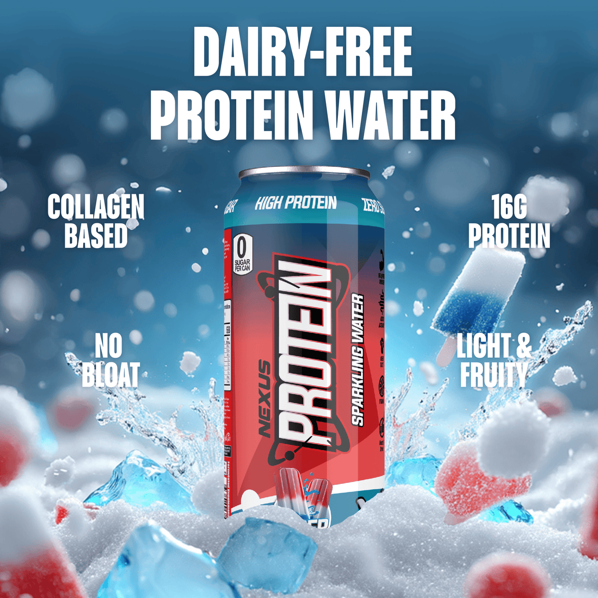 Sparkling Protein Water – 15.5g Collagen, Zero Sugar | Nexus – Nexus ...